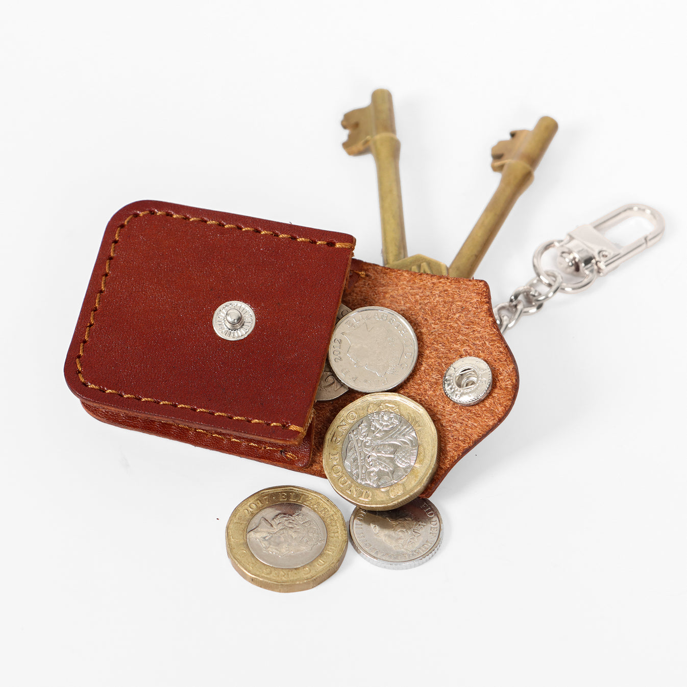 Leather Coin Purse Keychain Leather Coin Case – JoyToken