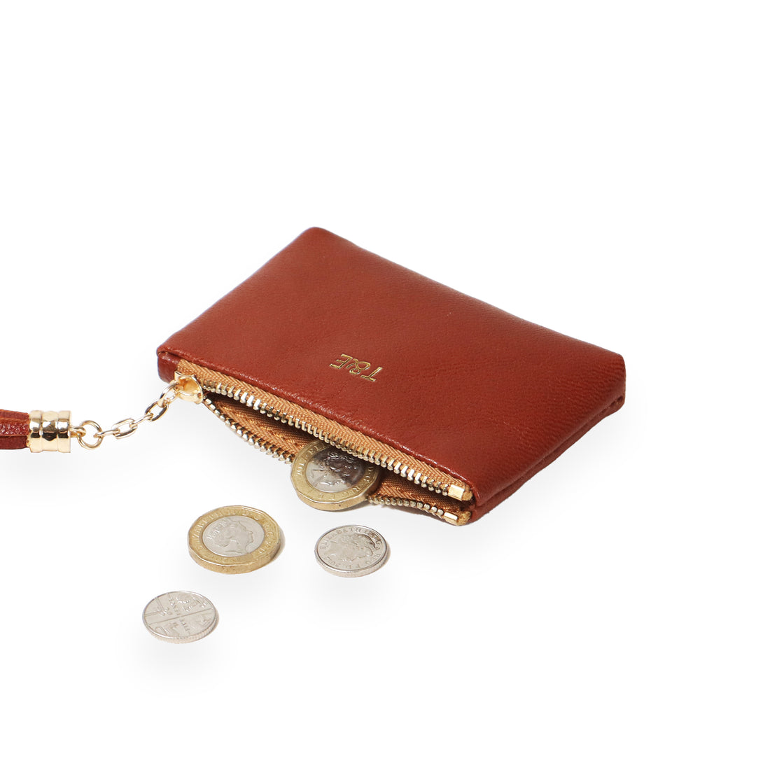 Personalised Leather Coin Pouch Leather Coin Purse – JoyToken