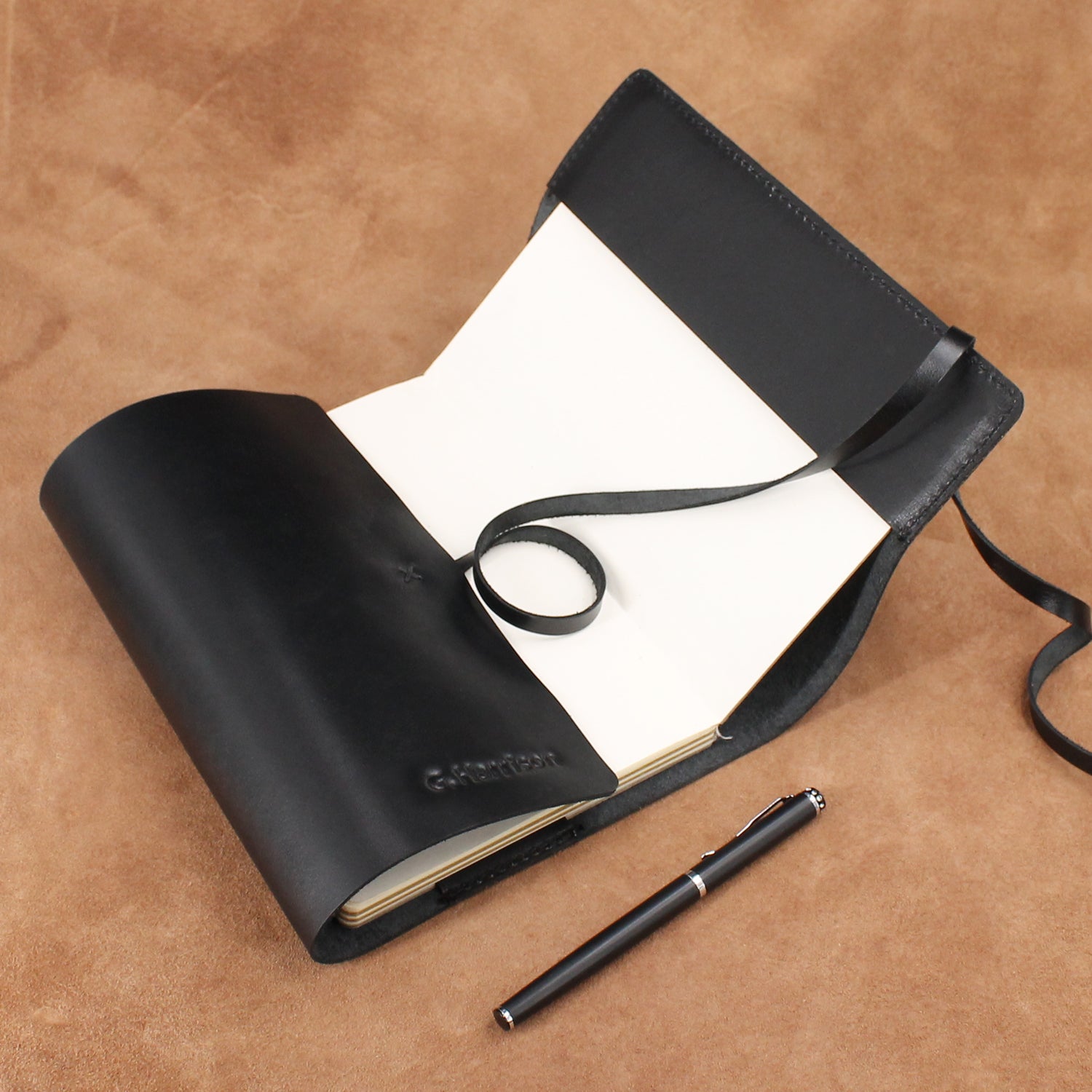 Personalised Leather Notebook Leather Traveler's Journal – JoyToken