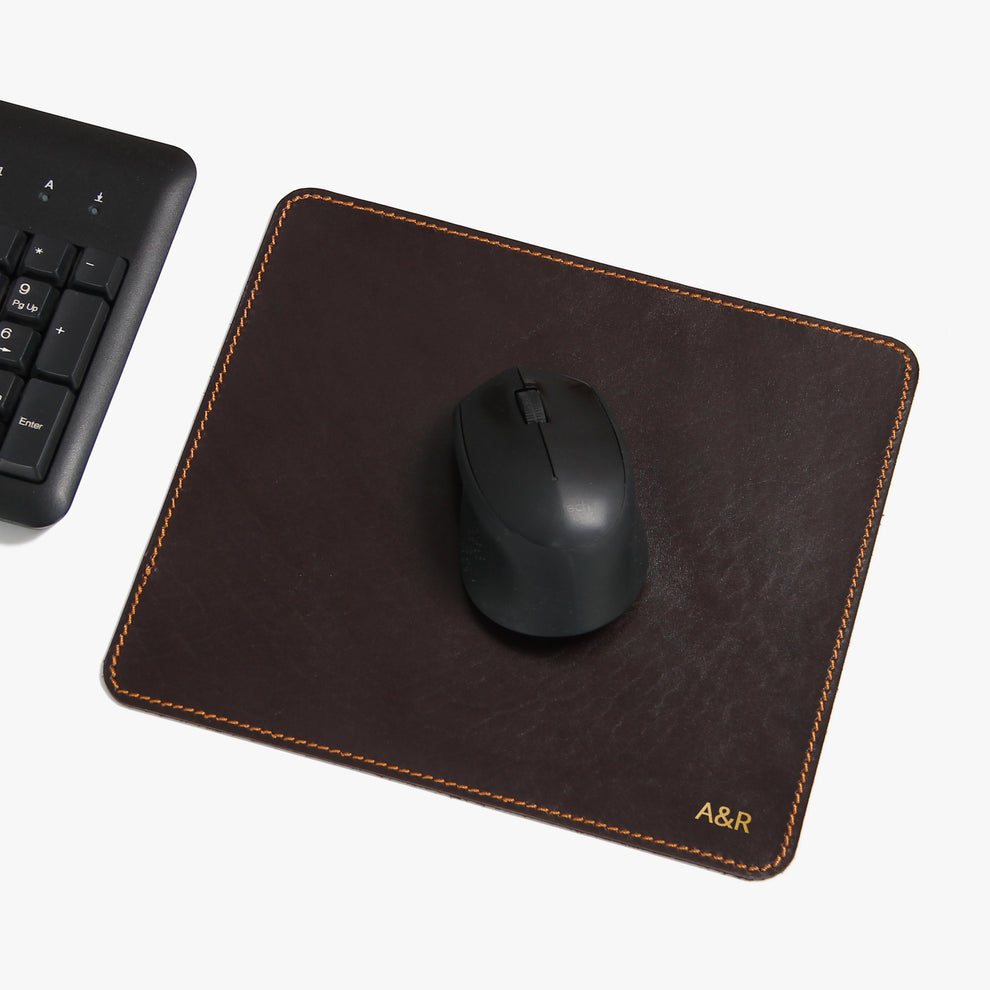 Personalized Leather Mouse Pad Office Mouse Mat Desk Decor – JoyToken